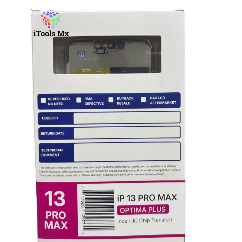 LCD Y TOUCH IPHONE 13 PRO MAX INCELL FHD 60Hz – iTools MX